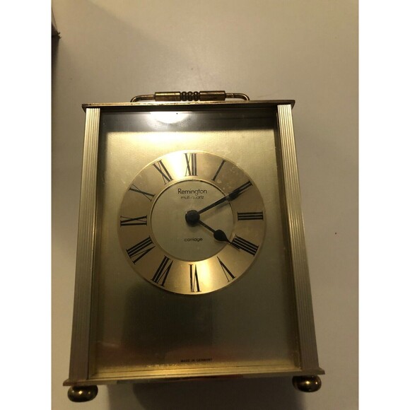Quartz | Accents | Remington Multiquartz West Germany Brass Carriage ...